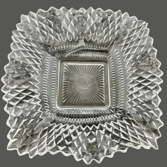English Hobnail | Dining | Vintage Westmoreland Glass Clear Diamond ...